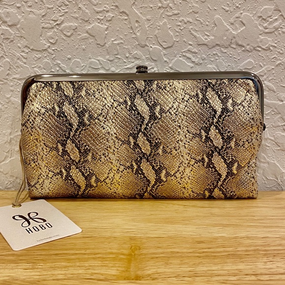 HOBO | Bags | Hobo Lauren Clutch Wallet Glam Snake | Poshmark